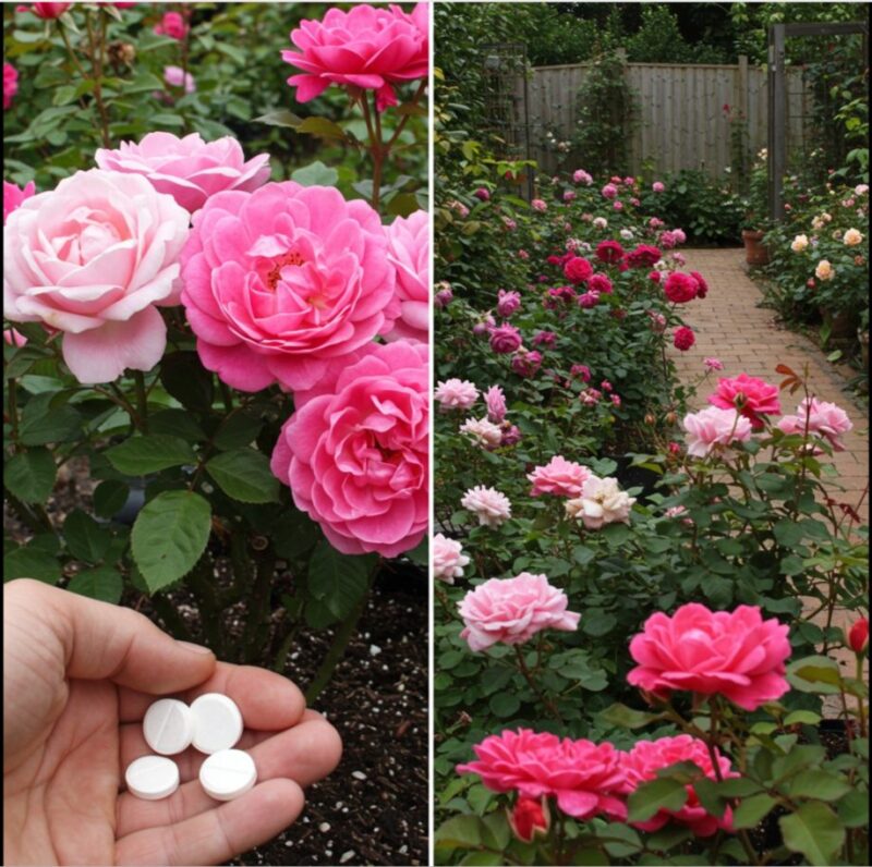 Un cucchiaio è tutto ciò che serve per far fiorire le rose e crescere ...
